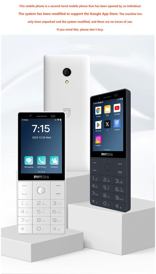 Philips E6810 smart button mobile phone Bluetooth wifi 4G mobile phone ...